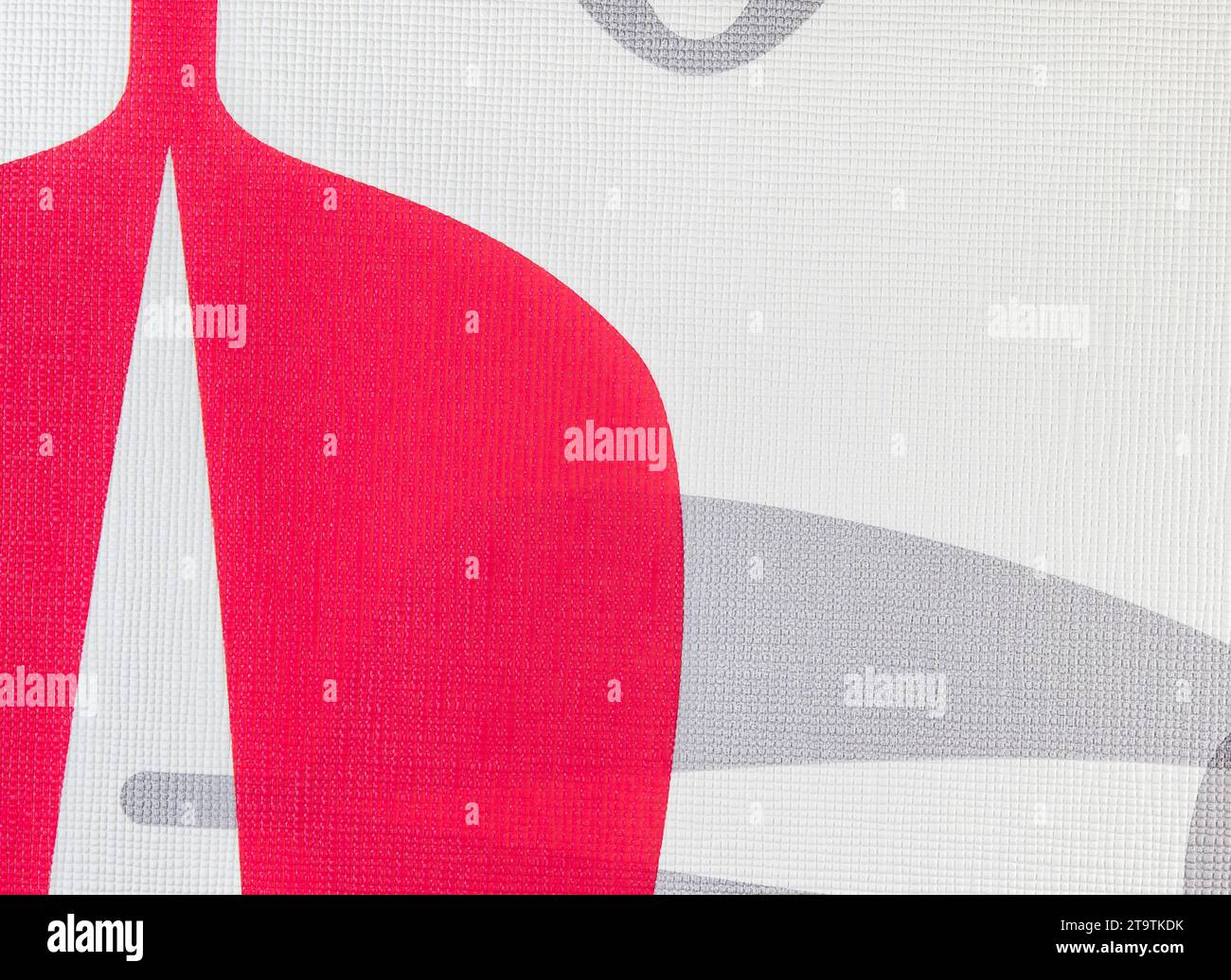 fabric texture red and white background, cloth pattern with fantasy ...