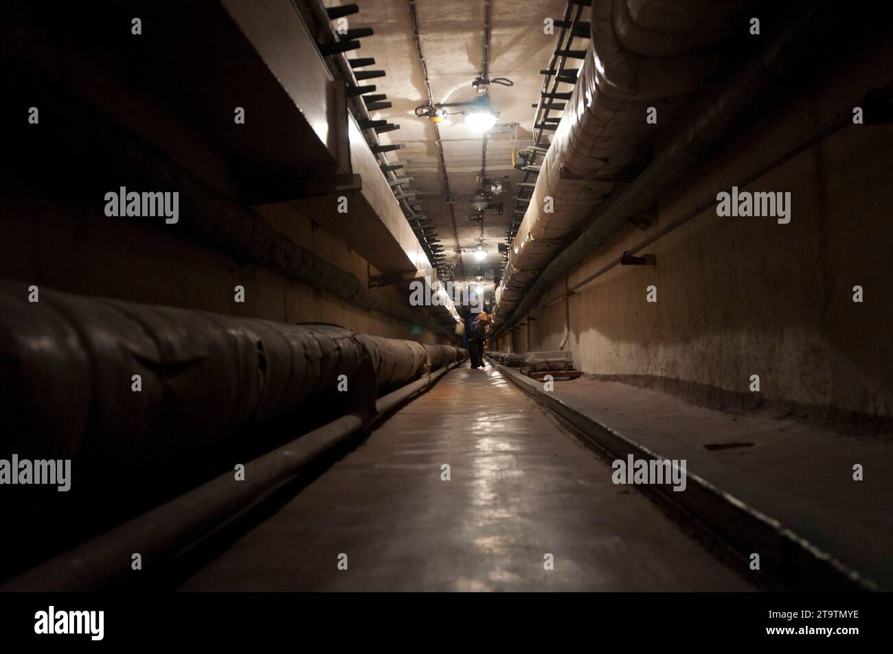 Tunnels in the Underground Unified Command Post at the Strategic ...