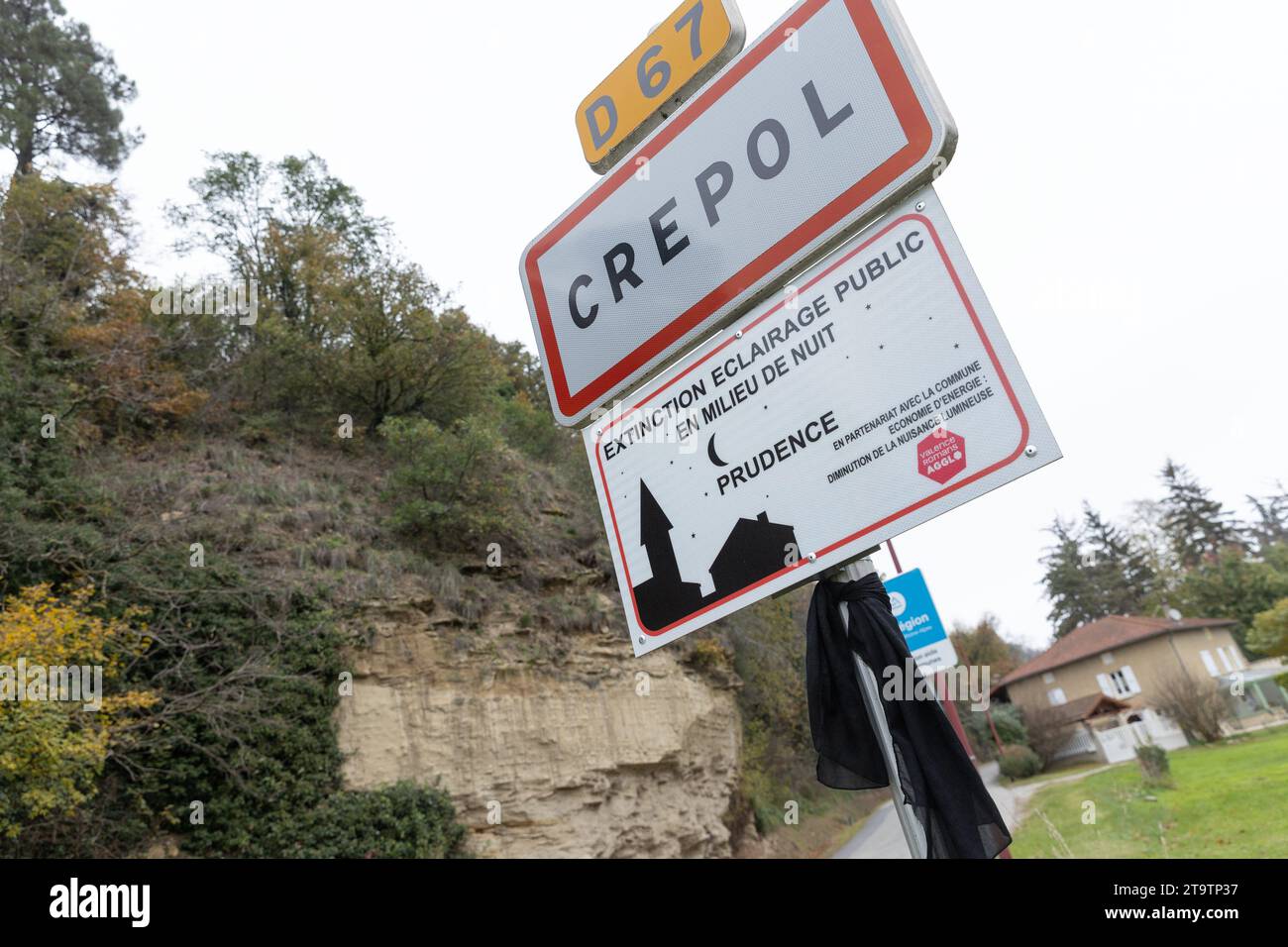© PHOTOPQR/LE DAUPHINE/Fabrice ANTERION ; Crépol ; 27/11/2023 ; Crepol ...