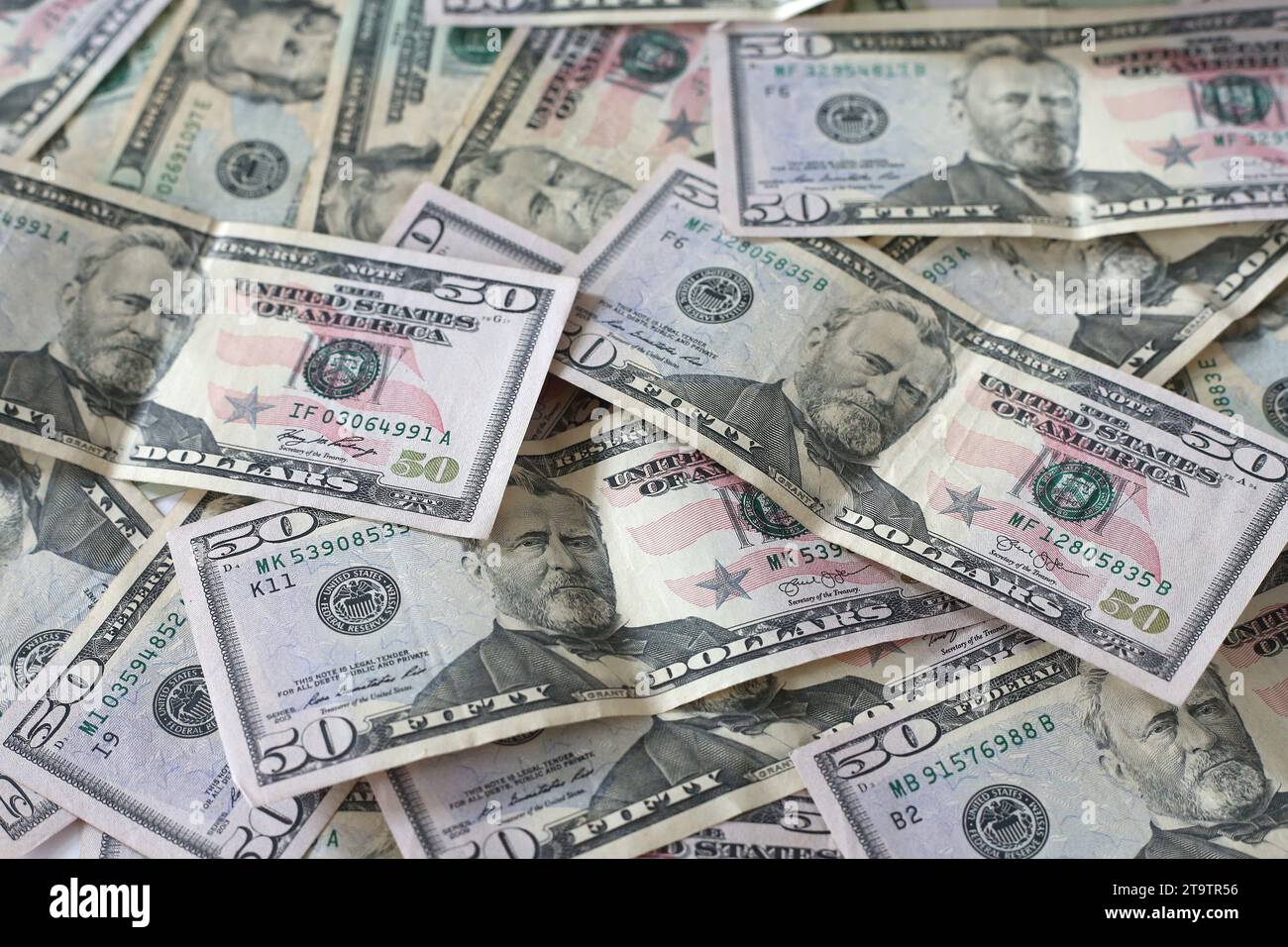 Close-up view of Dollar bank notes Stock Photo - Alamy
