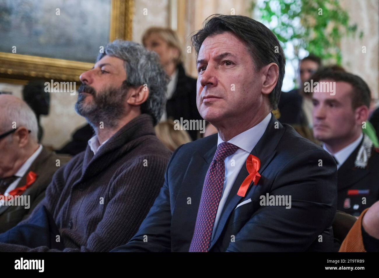 The political leader of the Five Stars Movement, Giuseppe Conte during ...