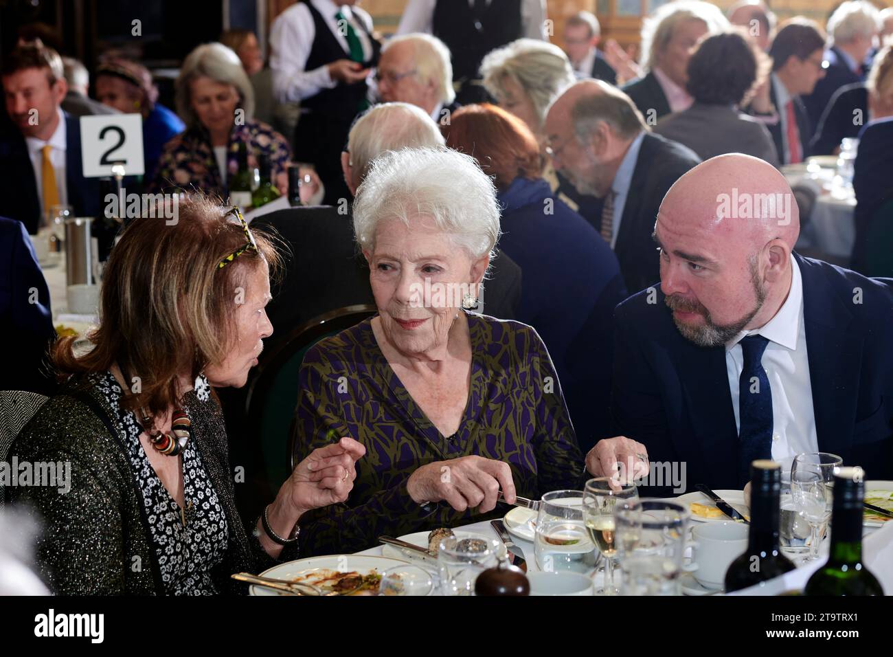 Dame Janet Baker with Michele Brandreth and David Thompson at The Oldie ...