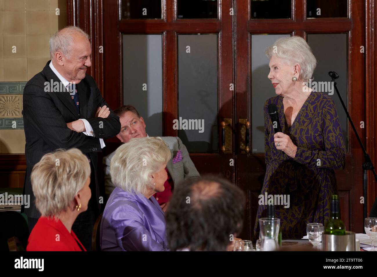 Dame Janet Baker and Gyles Brandreth at The Oldie of the Year 2023, 23 ...