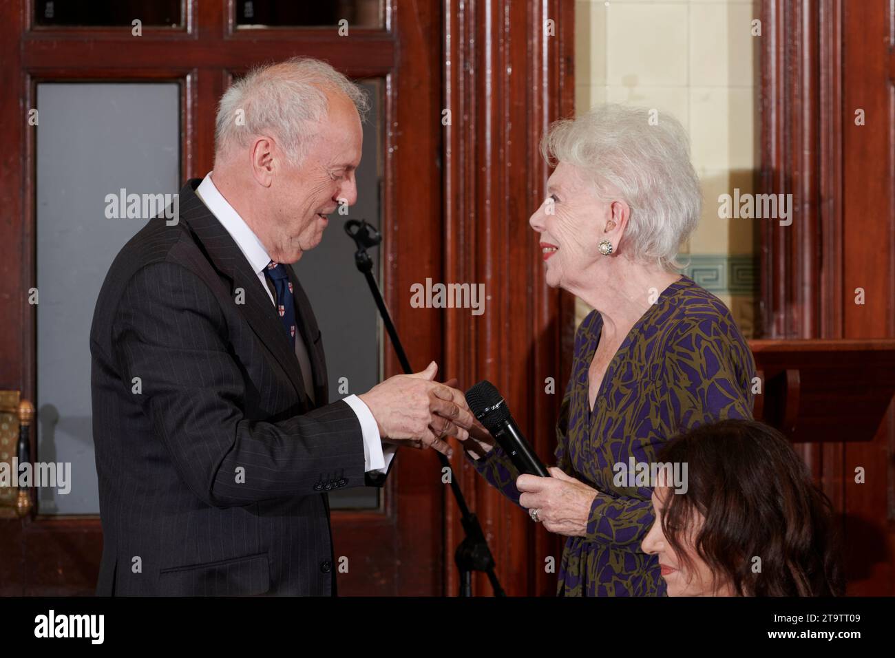 Dame Janet Baker and Gyles Brandreth at The Oldie of the Year 2023, 23 ...