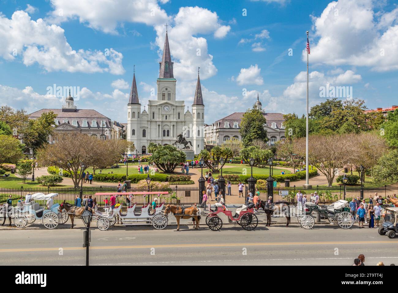 New orleans jackson square carriage hi-res stock photography and images ...