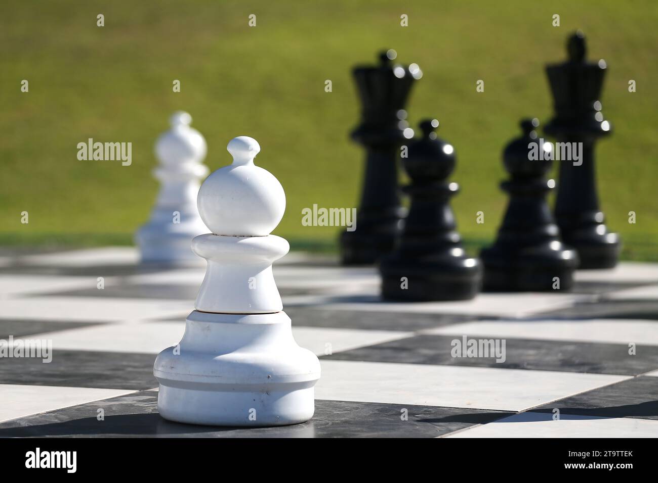 Oversized chess board hi-res stock photography and images - Alamy