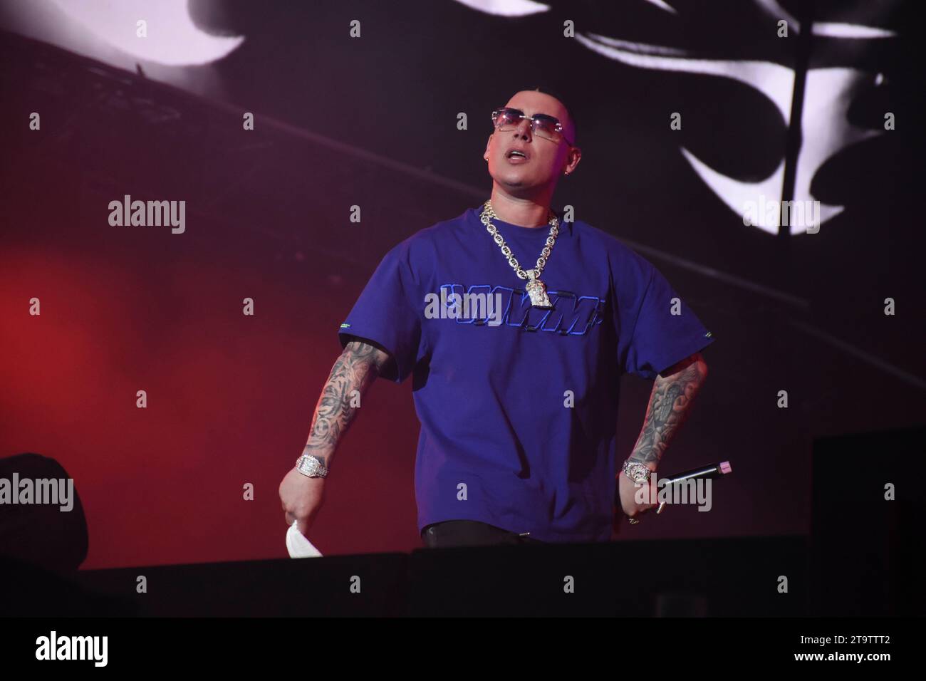 November 26, 2023, Mexico City, Mexico: Puerto Rican rapper, José ...