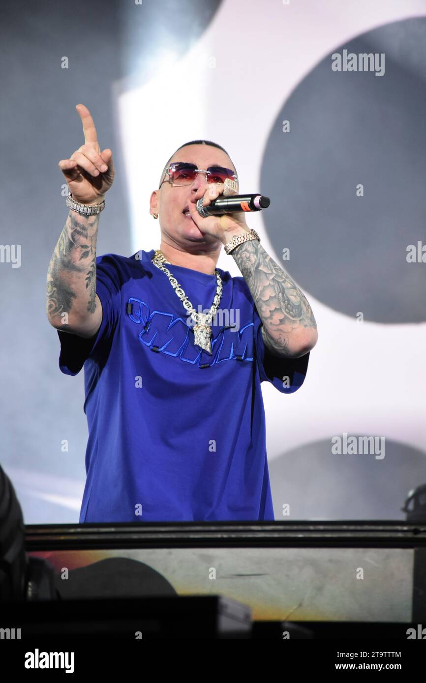 November 26, 2023, Mexico City, Mexico: Puerto Rican rapper, José ...