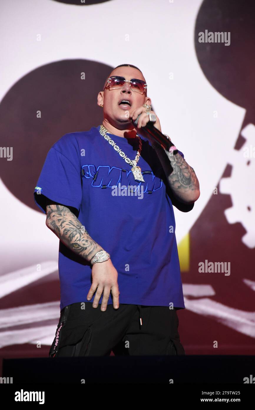 November 26, 2023, Mexico City, Mexico: Puerto Rican rapper, José ...