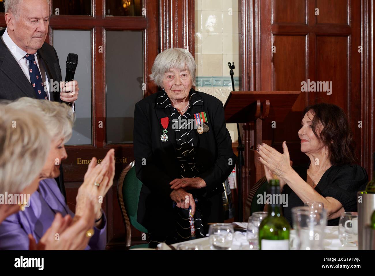 Patricia Owtram, Gyles Brandreth, Angela Rippon and Dame Arlene Philips ...
