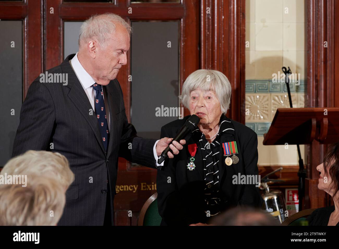 Patricia Owtram and Gyles Brandreth at The Oldie of the Year 2023, 23 ...