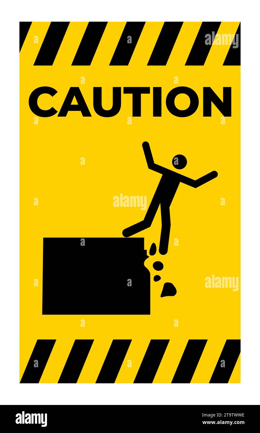 Danger Sign Keep Out Open Pit Stock Vector Image And Art Alamy