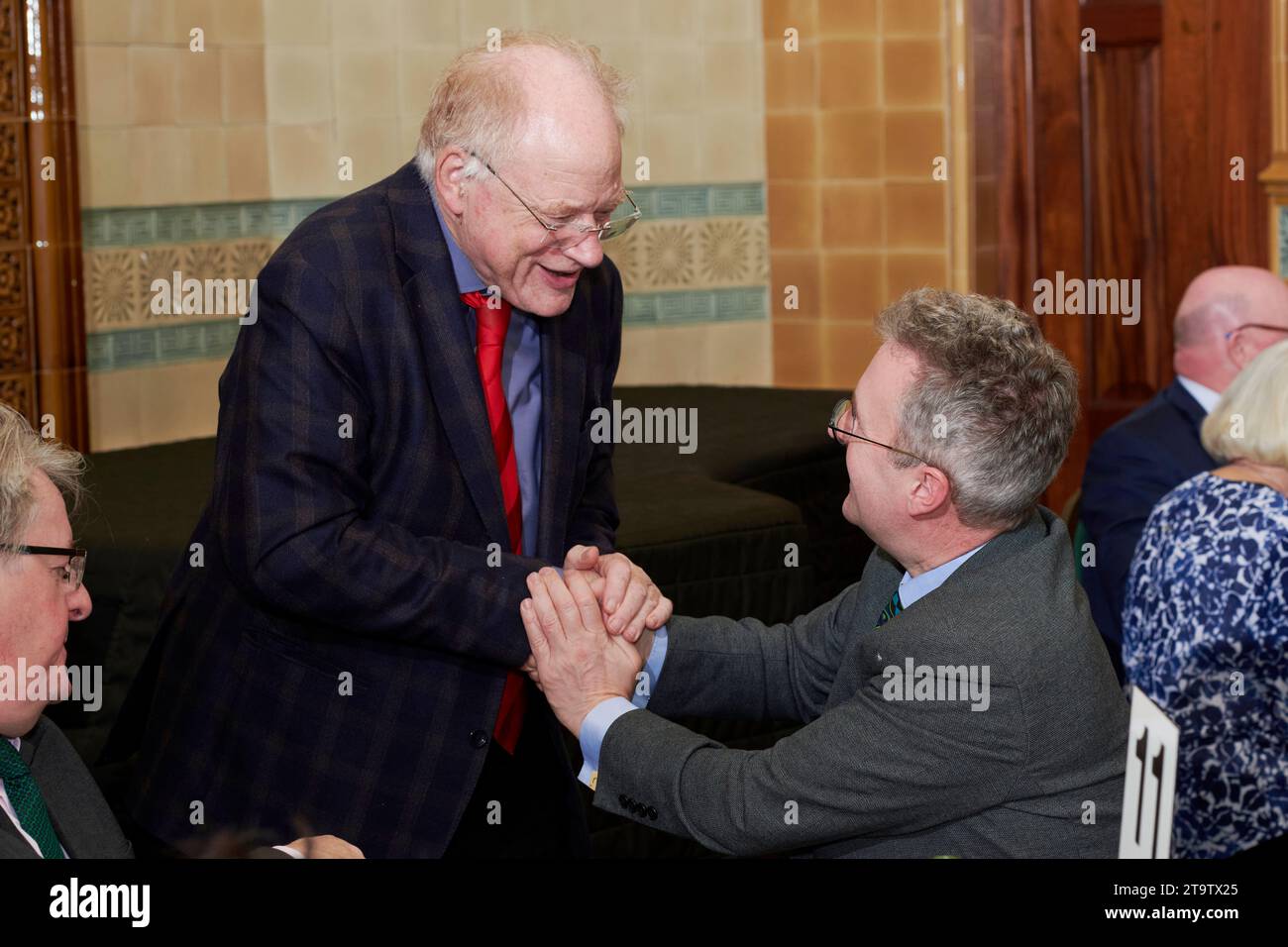 Robert Hardman, Robert Fox & Christopher Hope at The Oldie of the Year ...