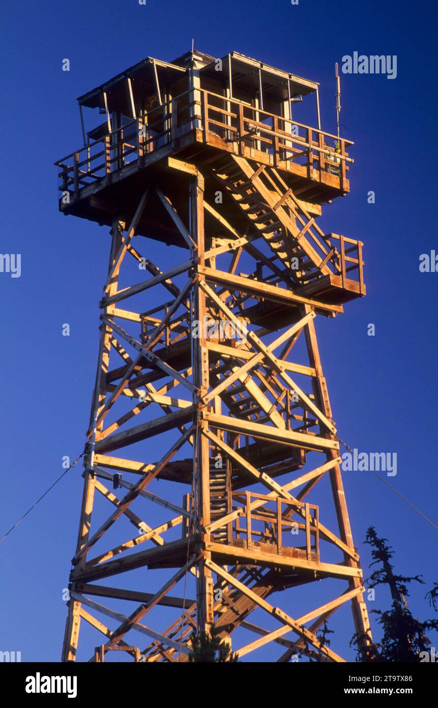 Black Butte Lookout, Deschutes National Forest, Oregon Stock Photo - Alamy