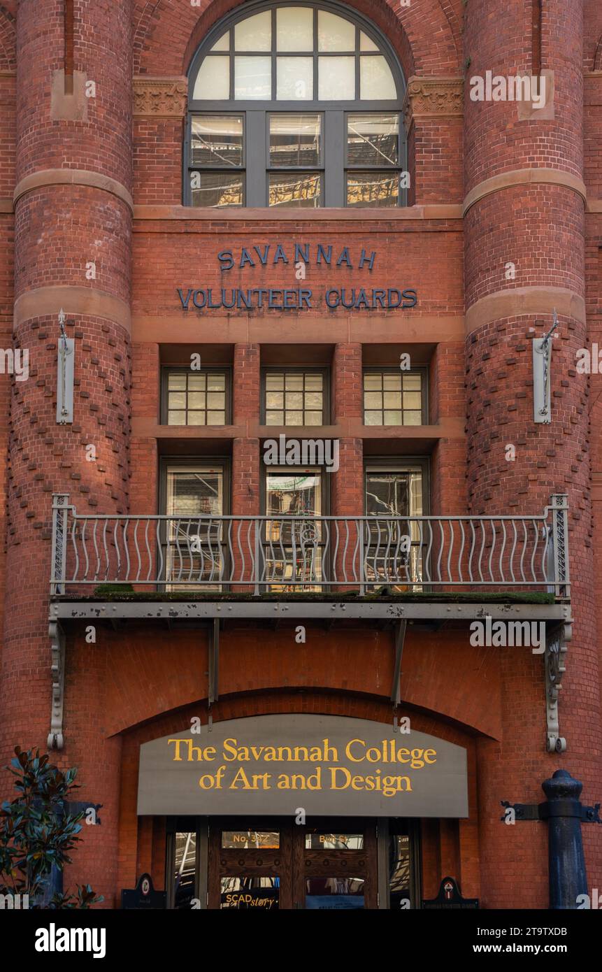 Savannah College of Art and Design Poetter hall location in Savannah Georgia Stock Photo - Alamy