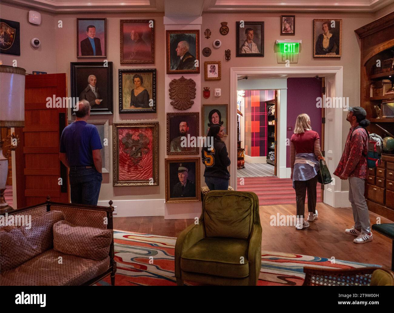 Art gallery in the Poetter Hall of the Savannah College of Art and ...