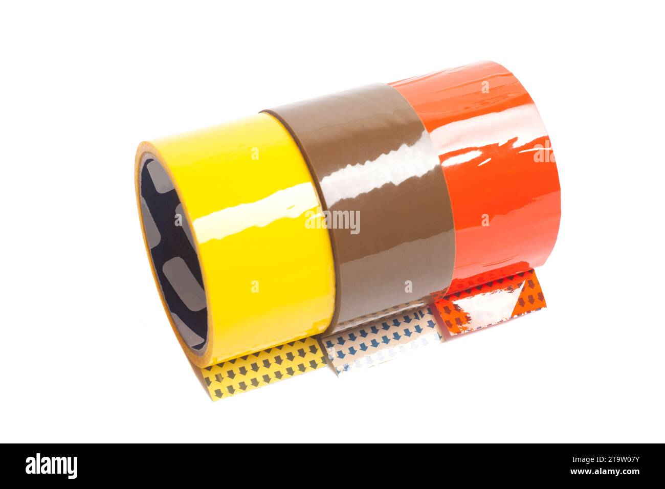 colorful rolls of duct tape isolated Stock Photo - Alamy