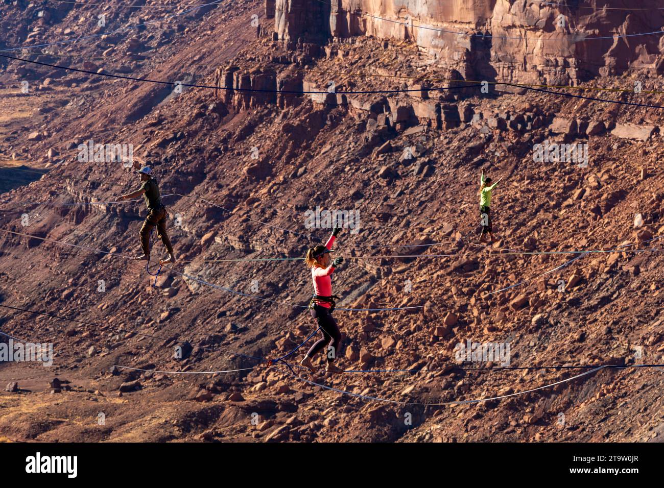 Multiple highliners hi-res stock photography and images - Alamy