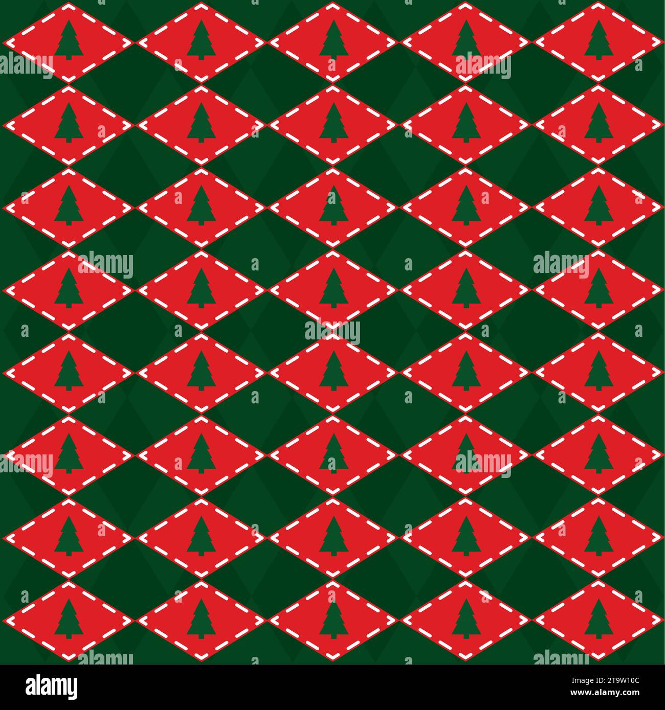 Christmas pattern background Gift wrapping paper Vector illustration ...
