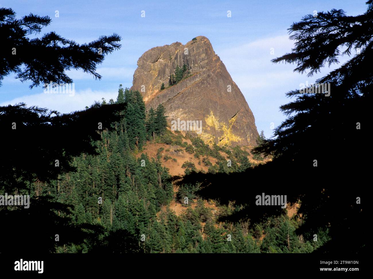 Pilot Rock from Pacific Crest Trail, Soda Mountain Wilderness, Cascade ...