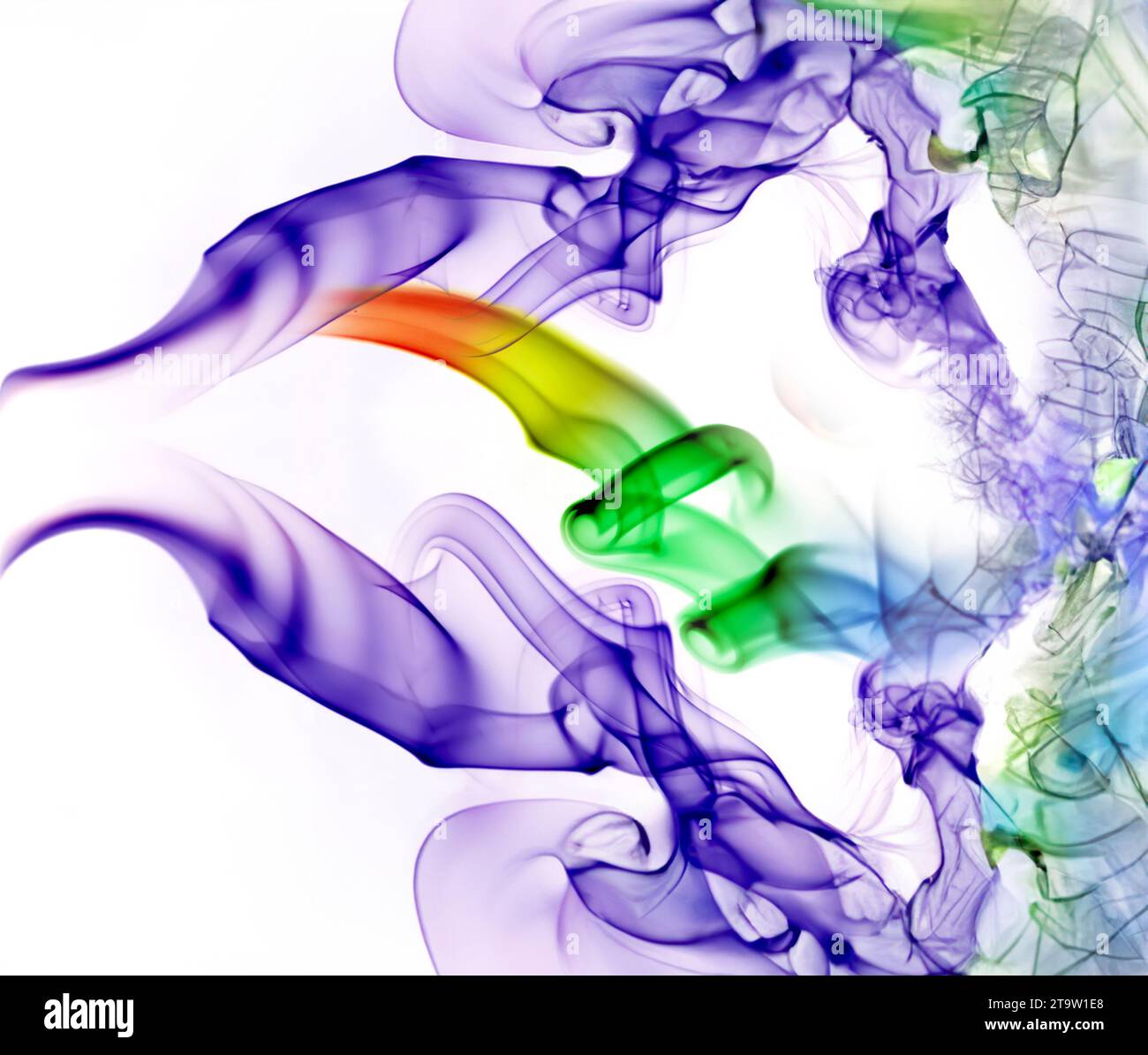 Abstract colored smoke in hi-res stock photography and images - Alamy