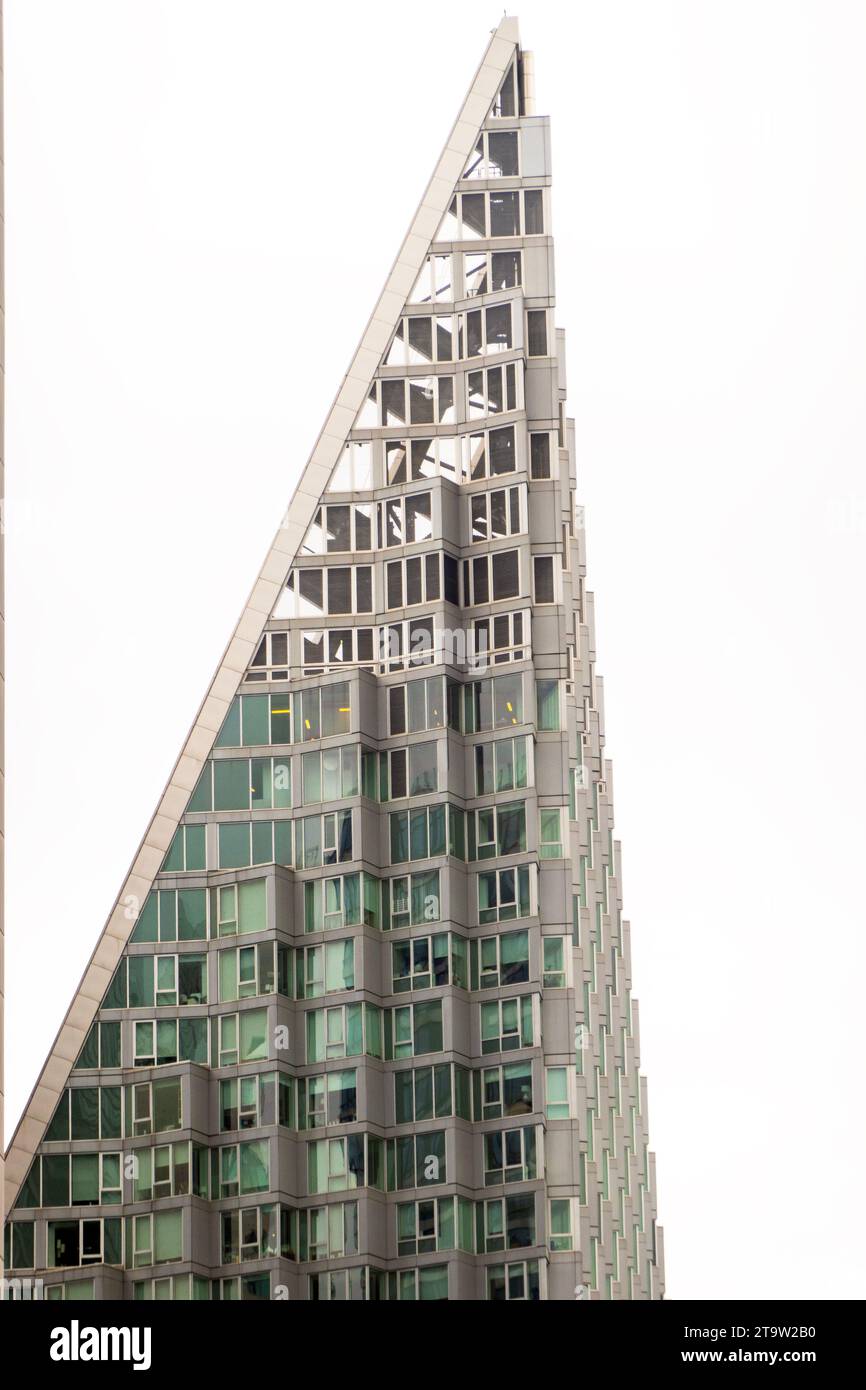 VIA 57 WEST residential building in midtown Manhattan NYC Stock Photo ...