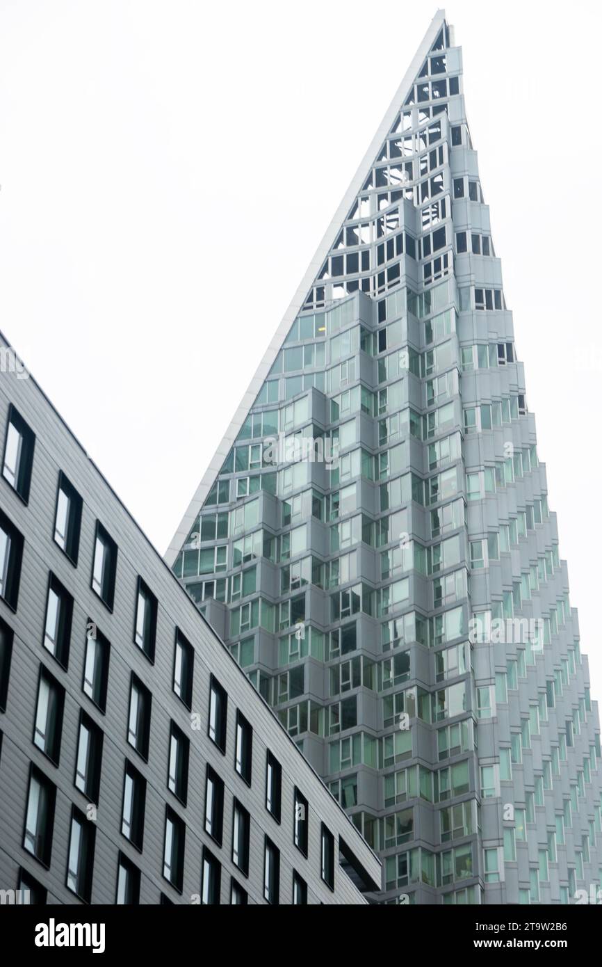 VIA 57 WEST residential building in midtown Manhattan NYC Stock Photo ...