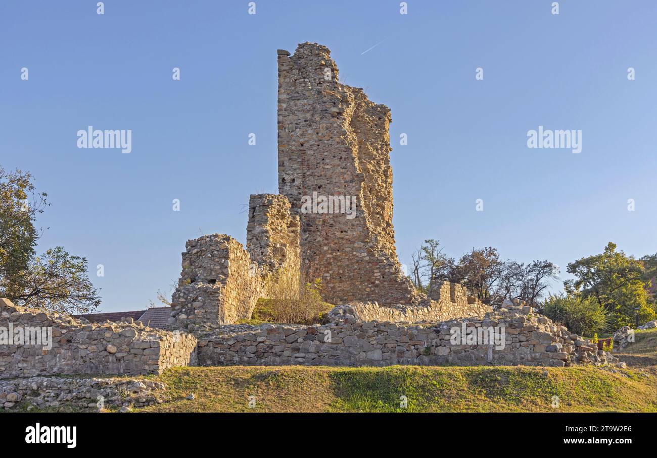 Historic Landmark Donjon Fortress Ruins in Old Town Krusevac Serbia ...