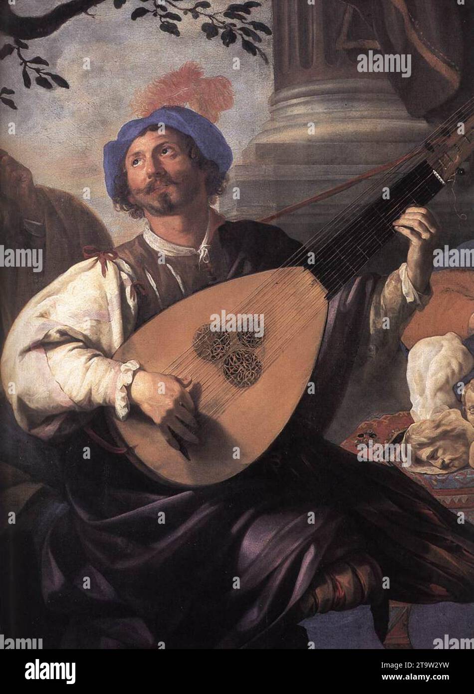 Allegory of the Five Senses (detail) - by Theodor Rombouts Stock Photo ...