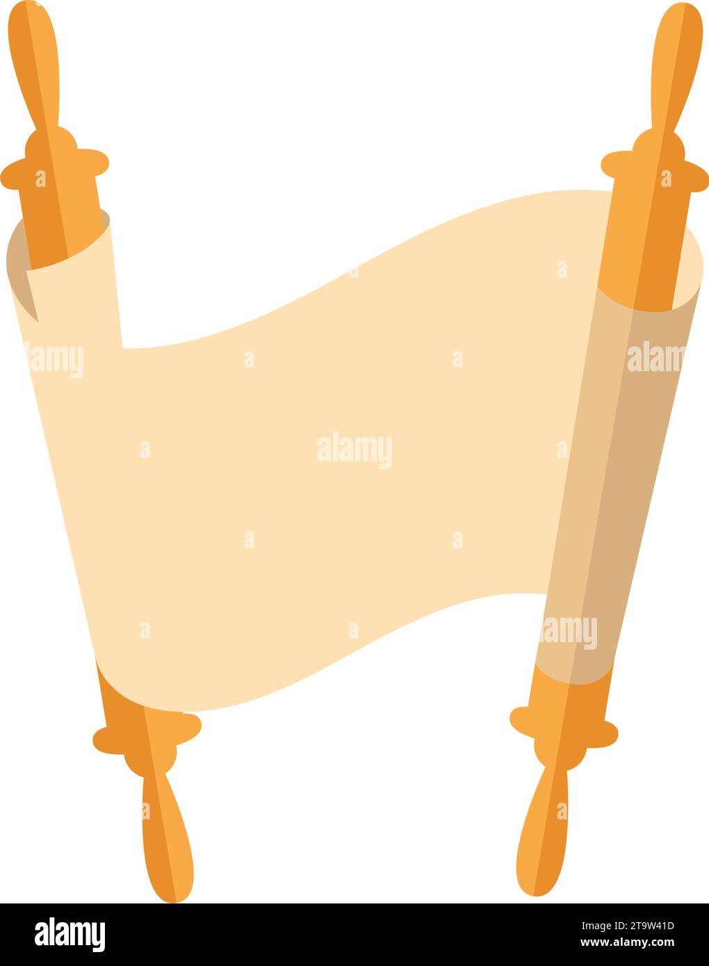 Colored hanukkah scroll paper icon Vector Stock Vector Image & Art - Alamy