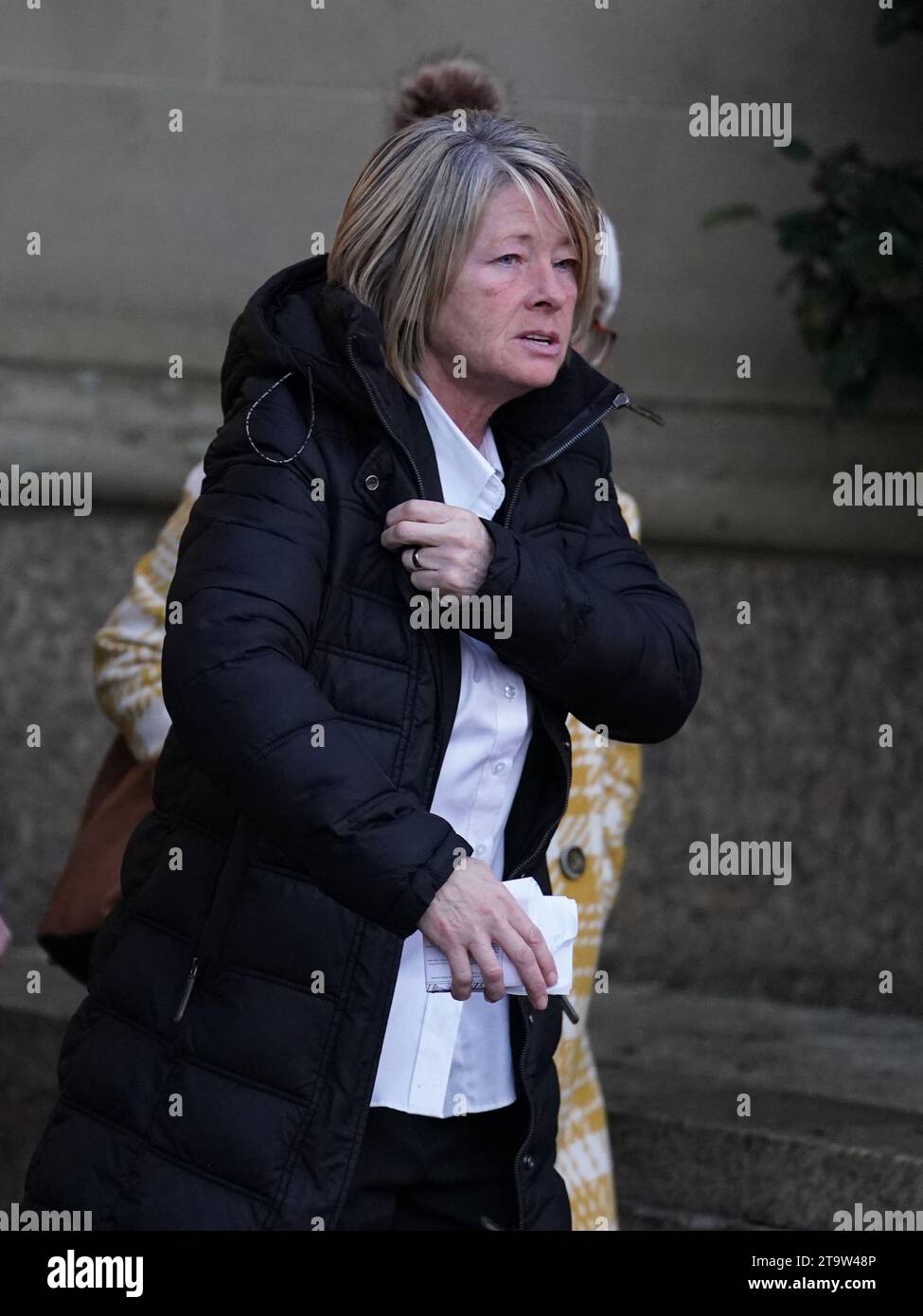 Witness Anne Marie Tomlin outside the High Court in Glasgow where ...