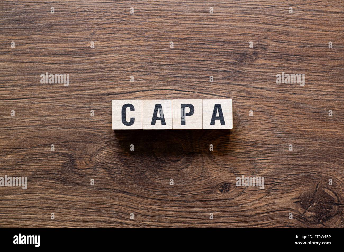 Capa - word concept on building blocks, text Stock Photo - Alamy