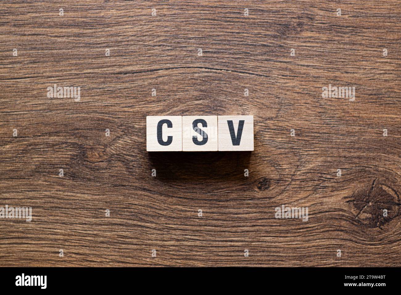 CSV - Abbbreviation of Computer system validation,word,text Stock Photo ...