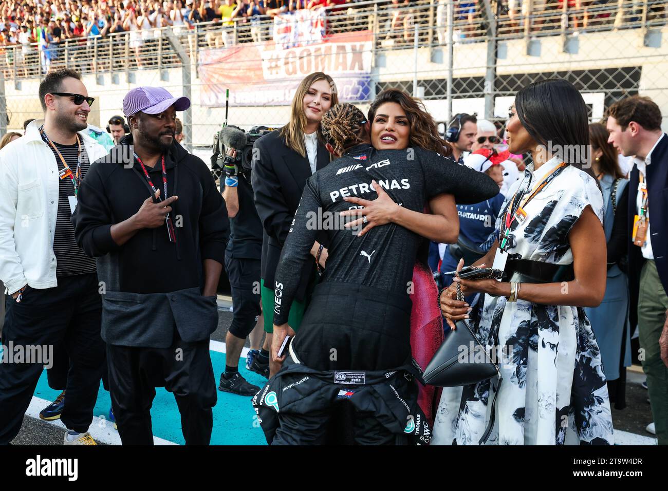 Actor and singer Priyanka Chopra Jonas with HAMILTON Lewis (gbr ...