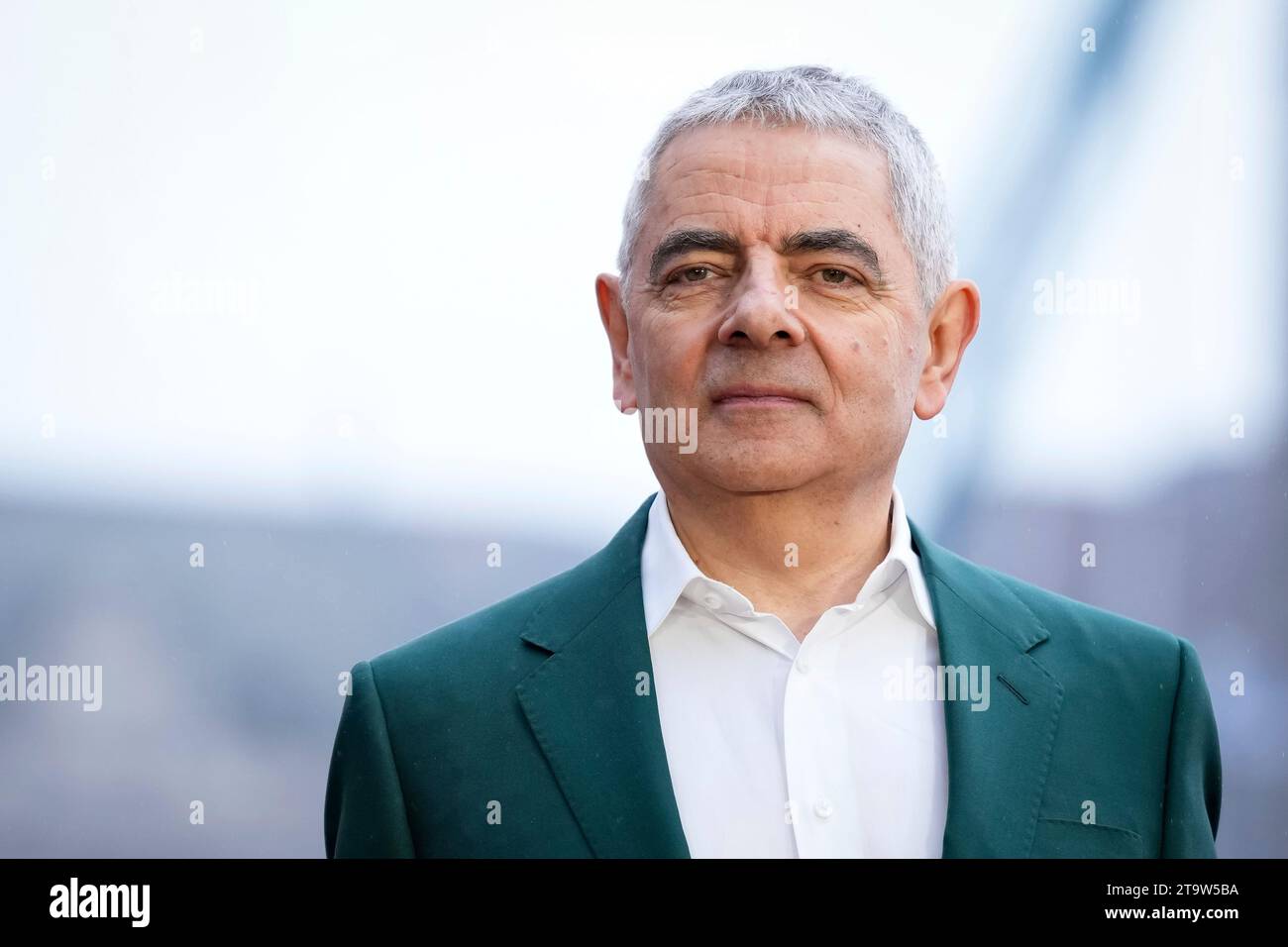 Rowan Atkinson poses for photographers upon arrival at the photo call ...