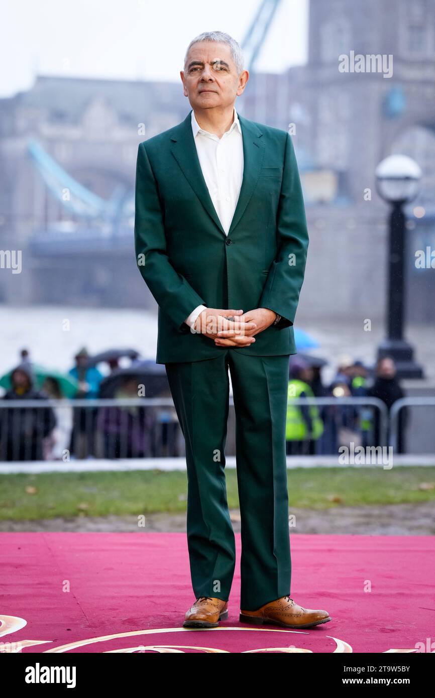 Rowan Atkinson poses for photographers upon arrival at the photo call ...