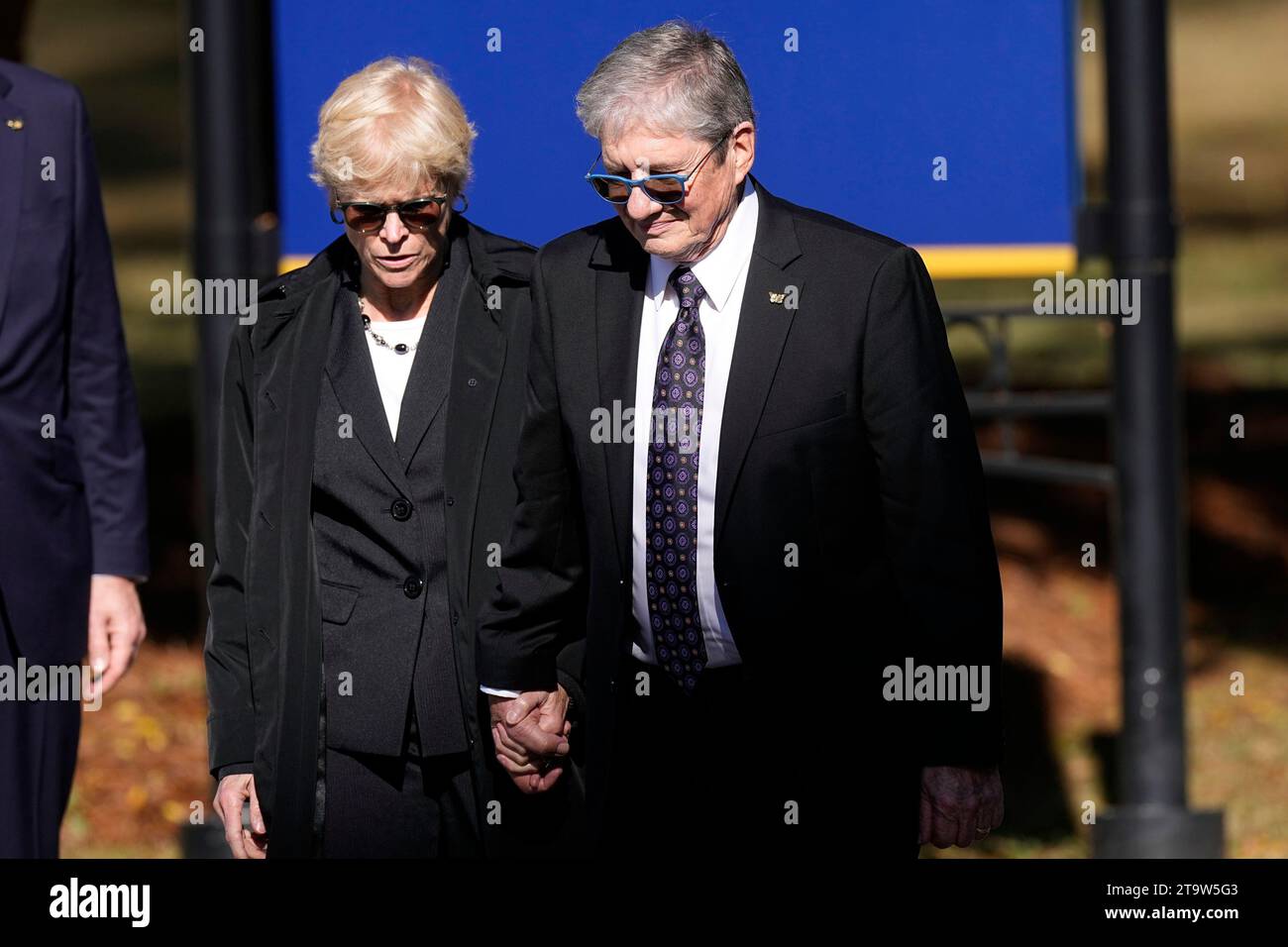 James "Chip" Carter arrives with his wife Becky to participate in a ...