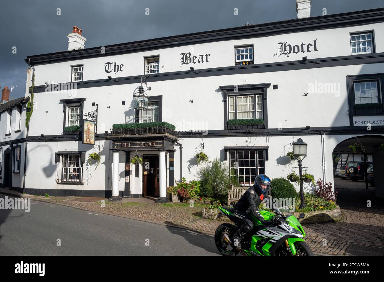 The Bear Hotel, Crickhowell, Powys, Wales, UK Stock Photo - Alamy