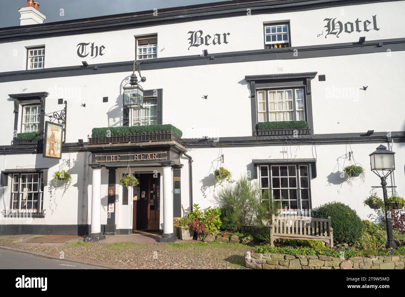 The Bear Hotel, Crickhowell, Powys, Wales, UK Stock Photo - Alamy