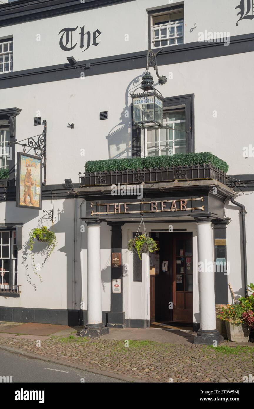 The Bear Hotel, Crickhowell, Powys, Wales, UK Stock Photo - Alamy