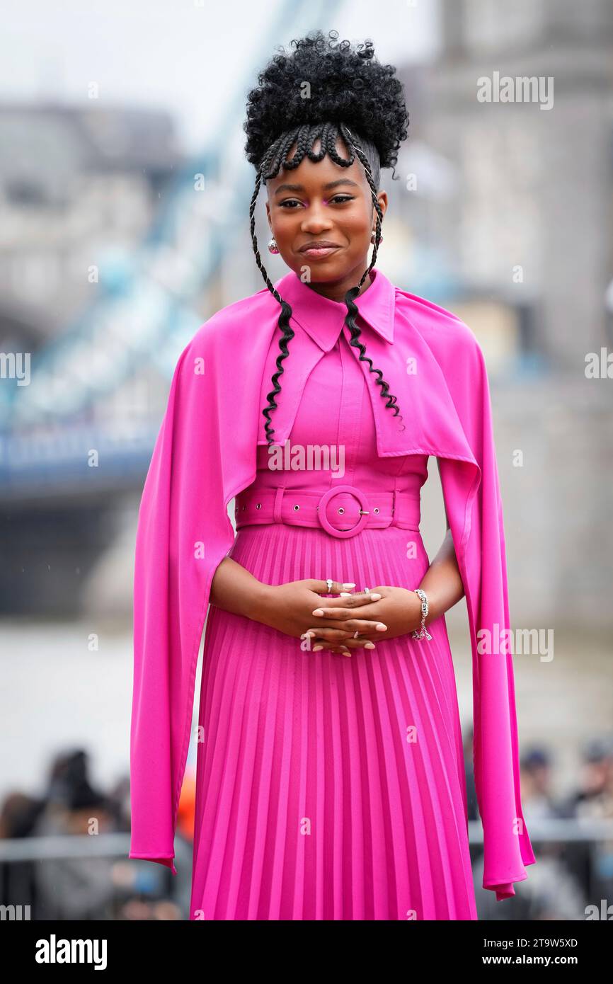 Calah Lane poses for photographers upon arrival at the photo call of ...