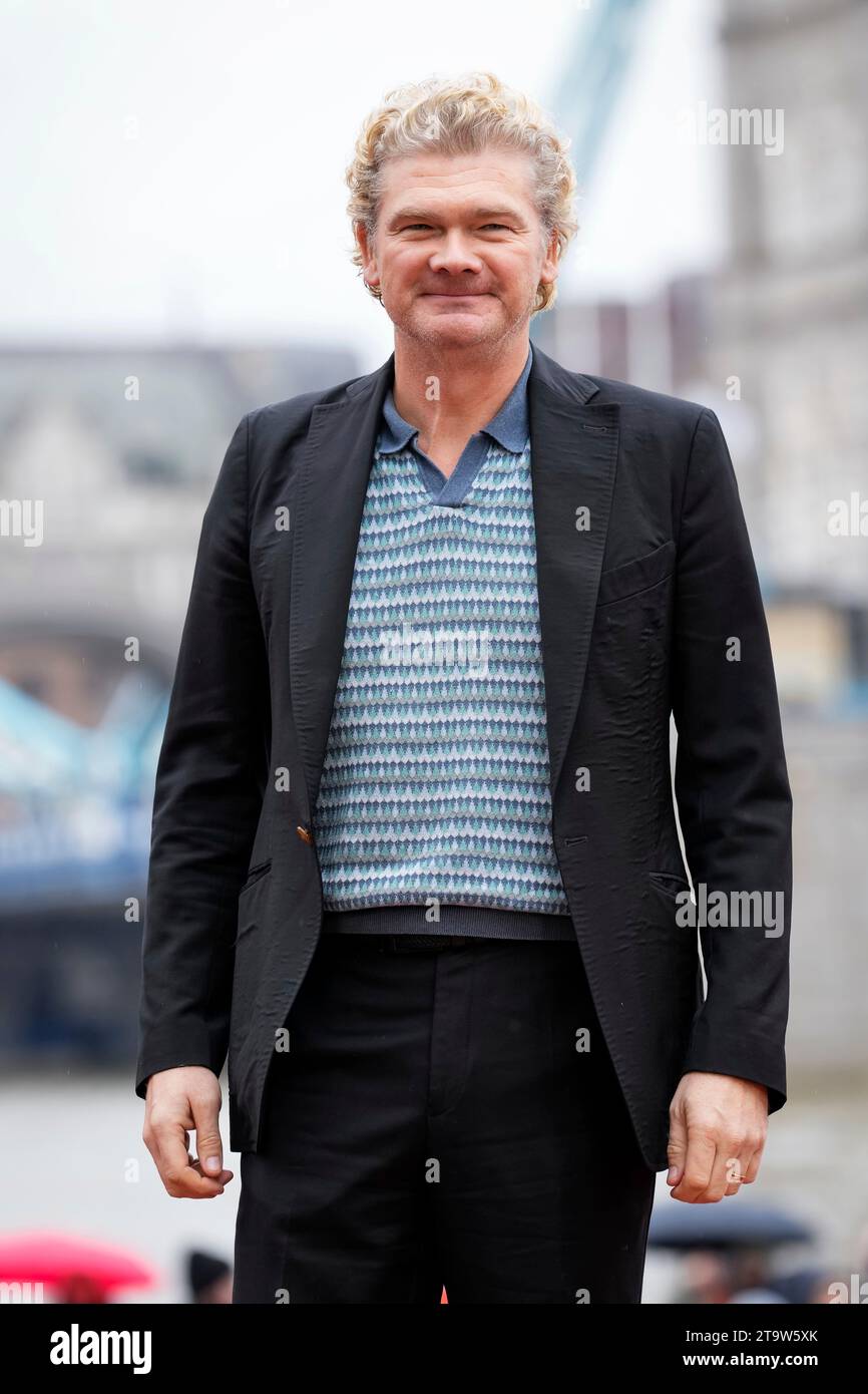 Simon Farnaby poses for photographers upon arrival at the photo call of ...