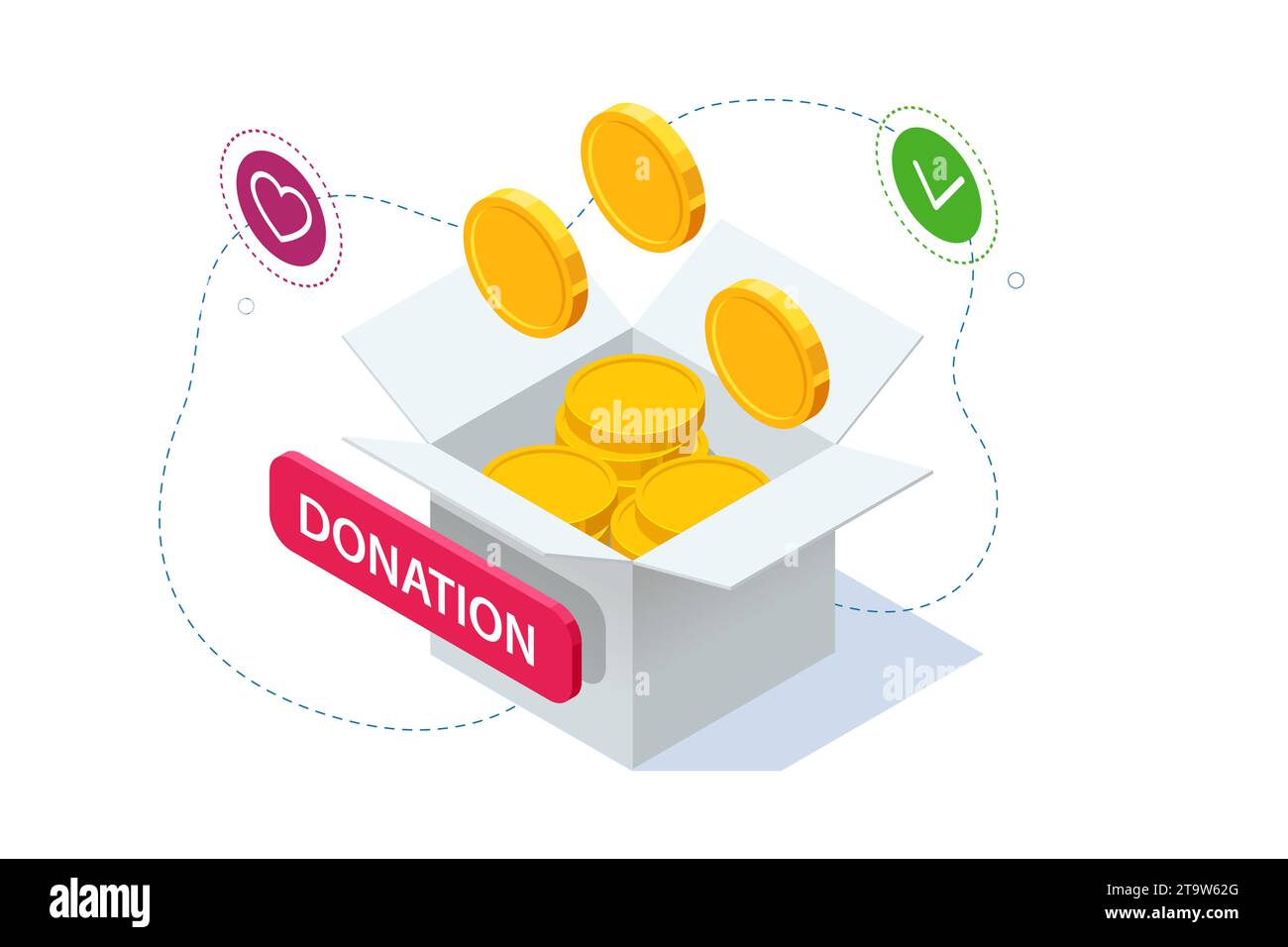 Charity fundraising cartoon hi-res stock photography and images - Alamy