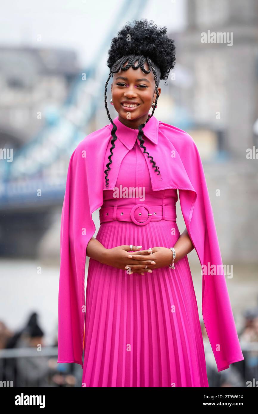 Calah Lane poses for photographers upon arrival at the photo call of ...