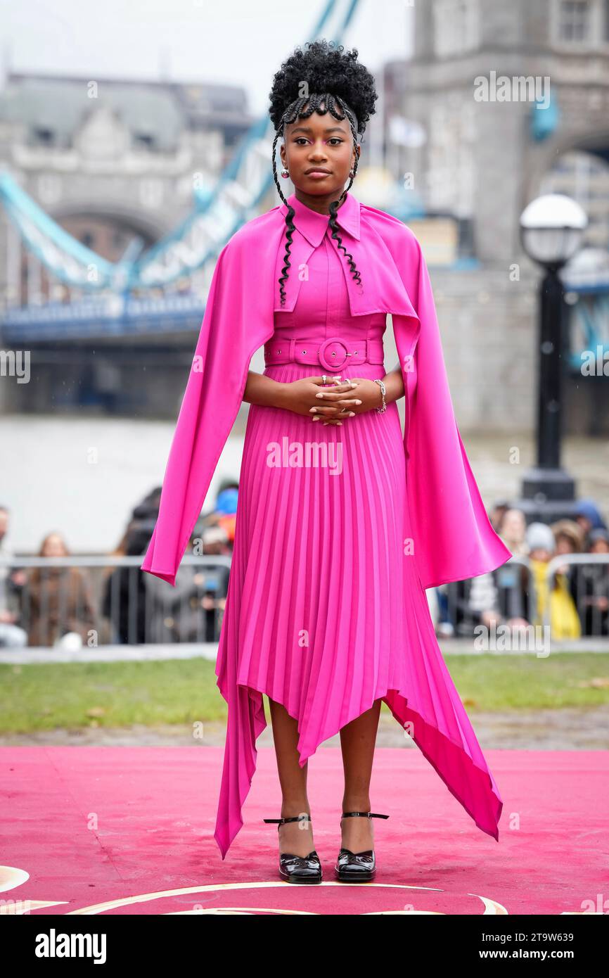 Calah Lane poses for photographers upon arrival at the photo call of ...