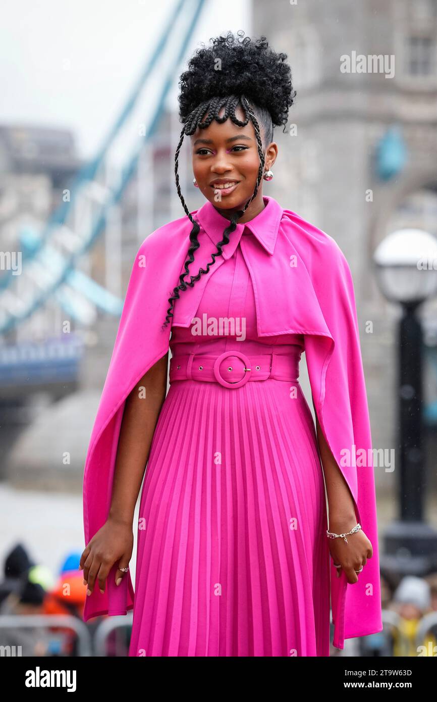 Calah Lane poses for photographers upon arrival at the photo call of ...