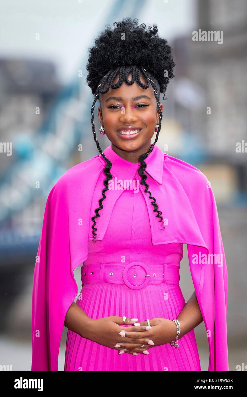 Calah Lane poses for photographers upon arrival at the photo call of ...