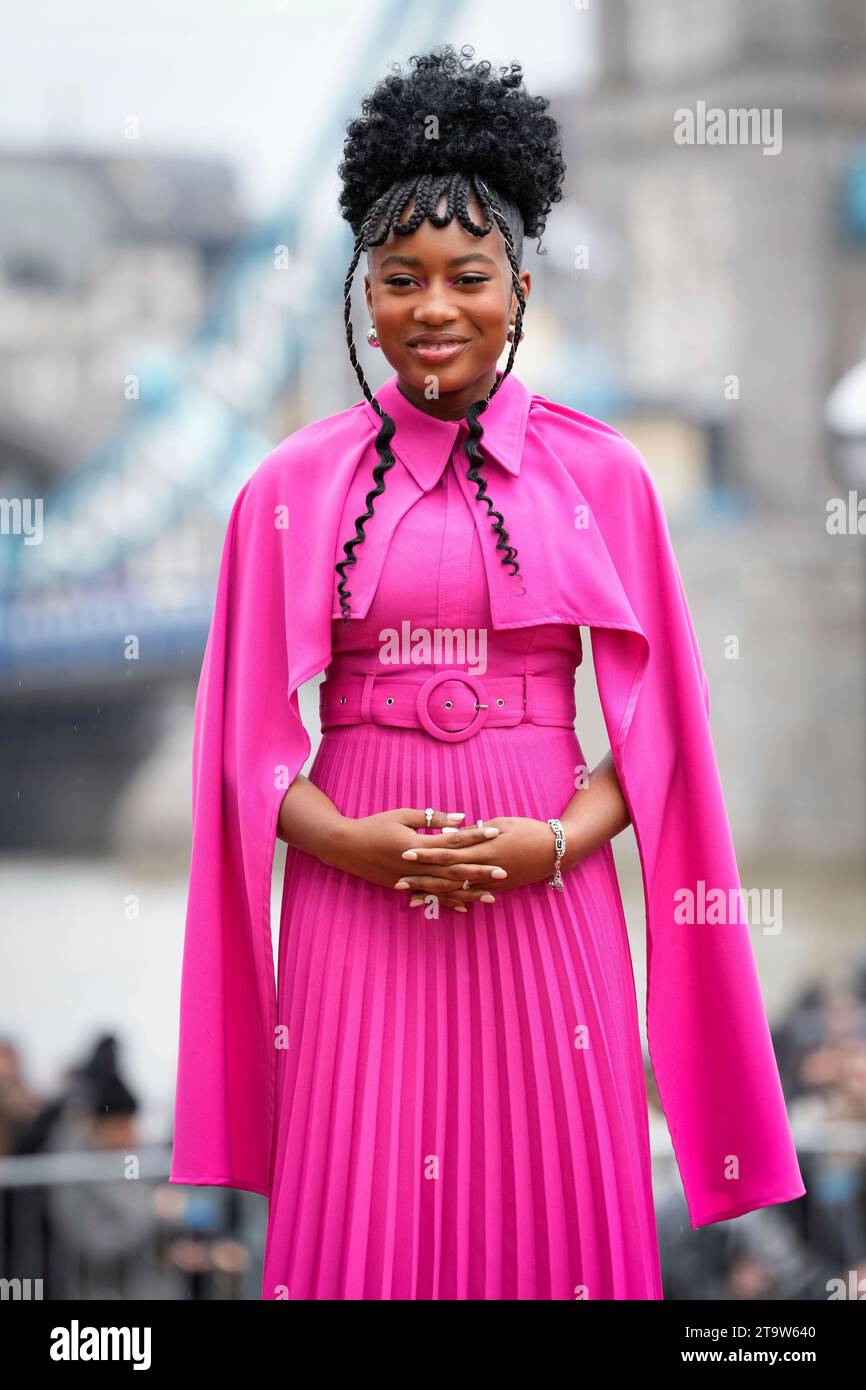 Calah Lane poses for photographers upon arrival at the photo call of ...