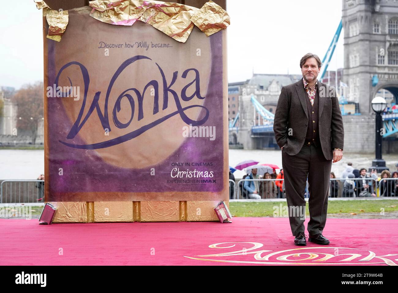 Paul King poses for photographers upon arrival at the photo call of the film 'Wonka' in London ...