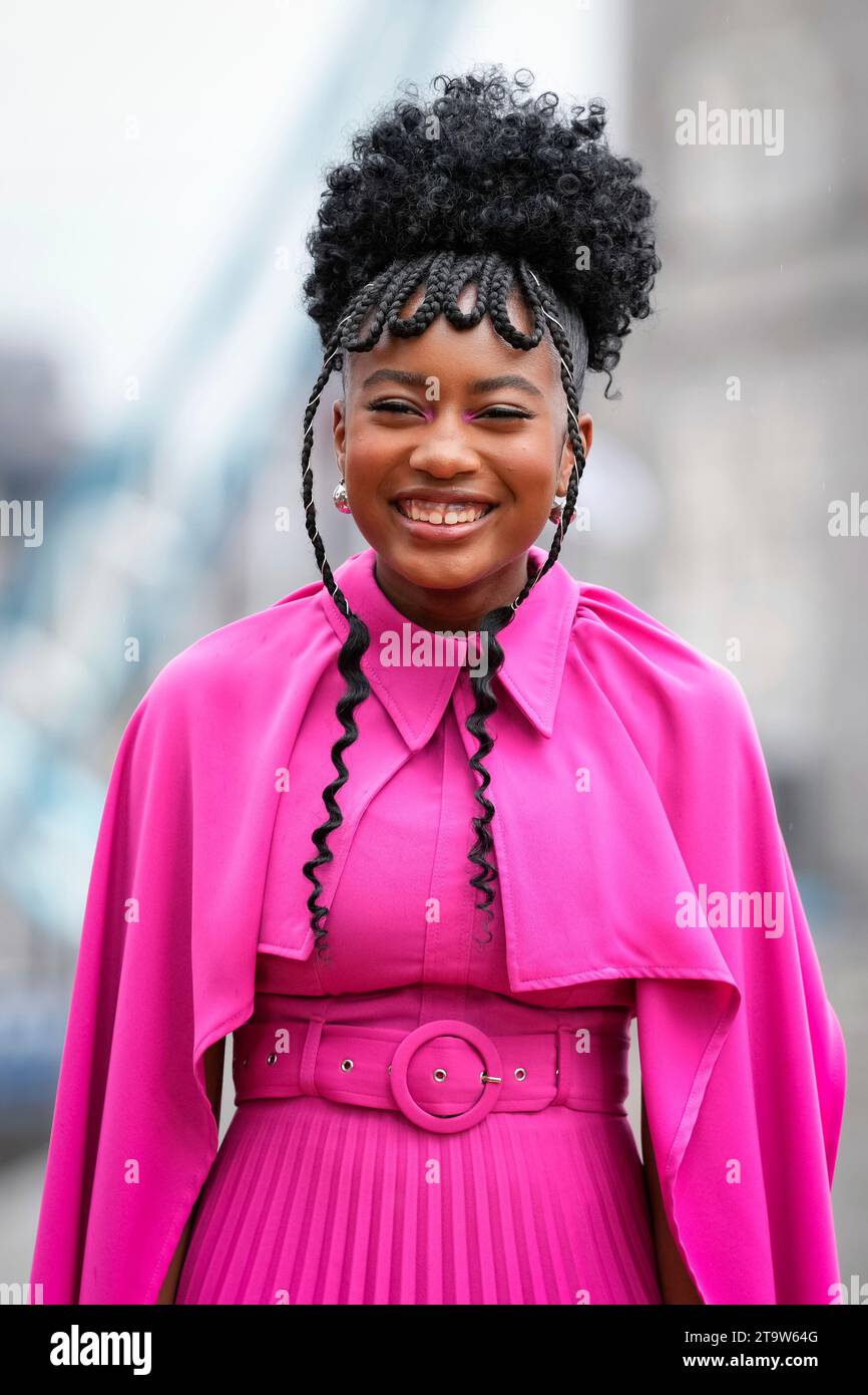 Calah Lane poses for photographers upon arrival at the photo call of ...